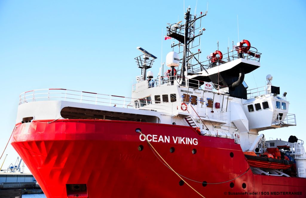 SOS Méditerranée de retour sous pavillon norvégien avec l'Ocean Viking ...