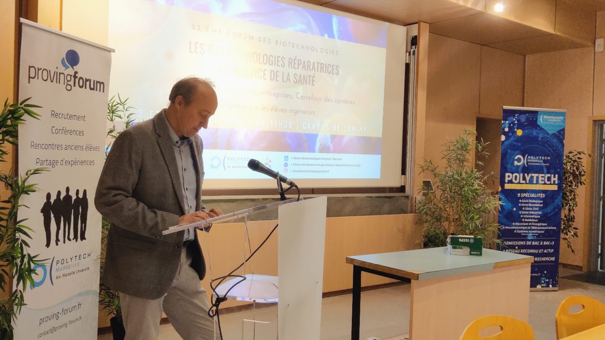 Polytech Marseille : les étudiants en génie biologique à la rencontre ...